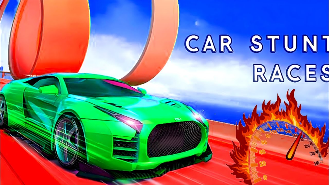 Car Ramp Racing Simulator 3D Game ! Car Speed Gameplay Video ...