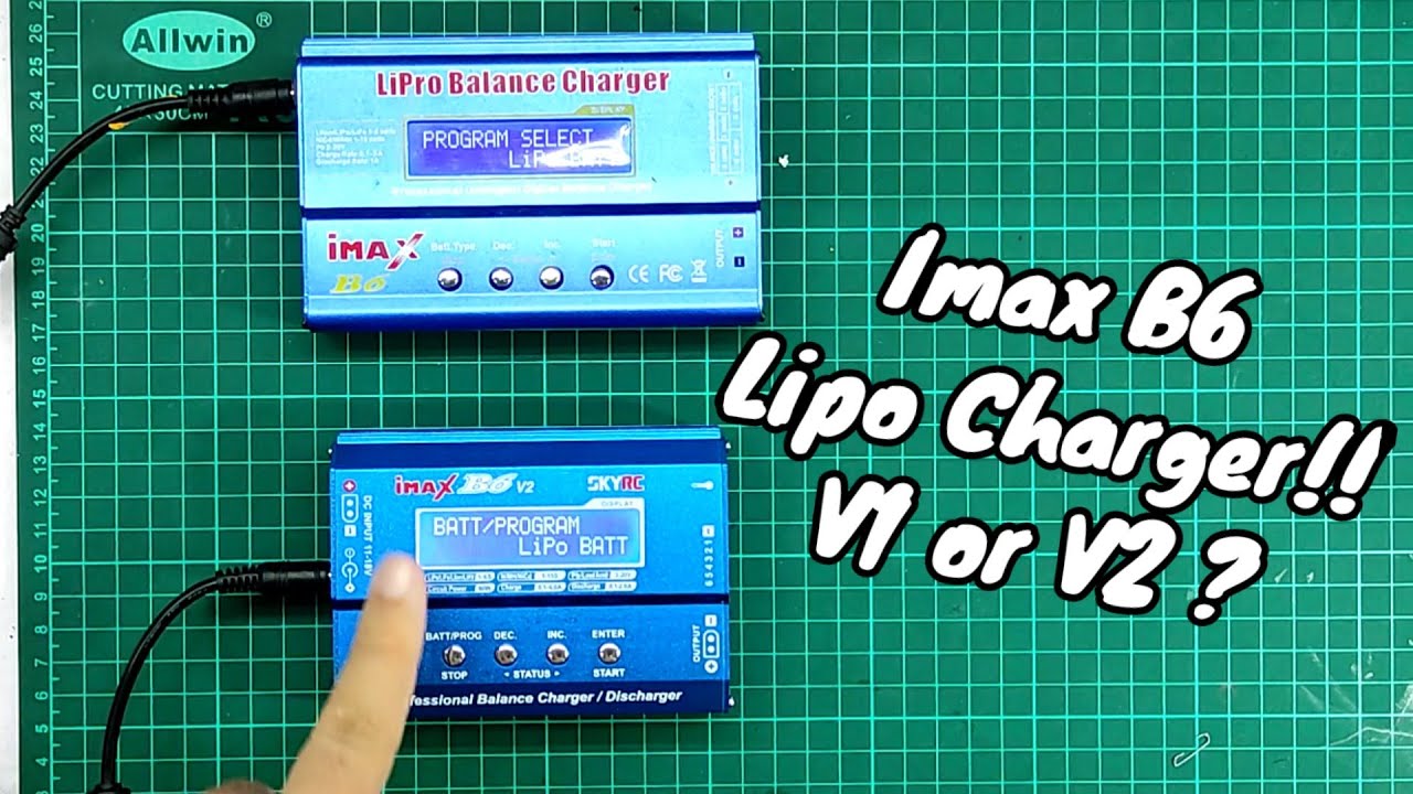 Skyrc Imax B6 V2 Balance Charger | Comparison between Imax V2 & V1 ...