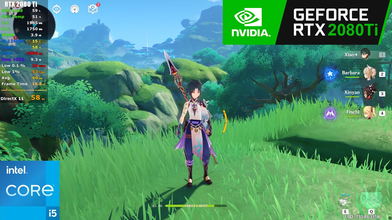 RTX 2080 Ti | Genshin Impact - 4K Max Graphics - YouTube