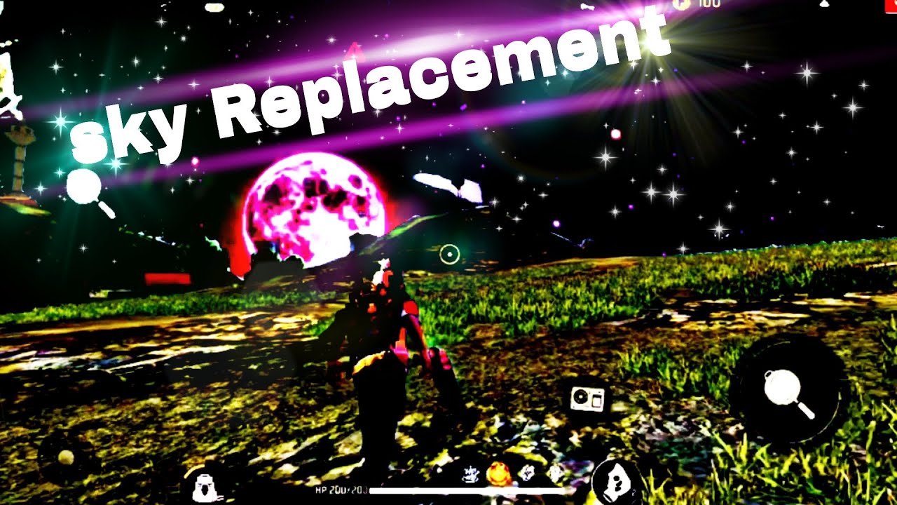 how to edit sky replacement in free fire montage | gaming video main ...
