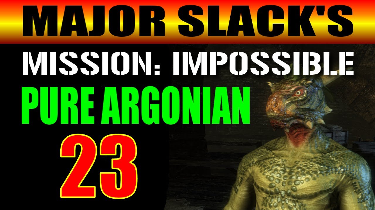 Skyrim PURE ARGONIAN BUILD Walkthrough Part 23: Prophet (Rescuing the ...