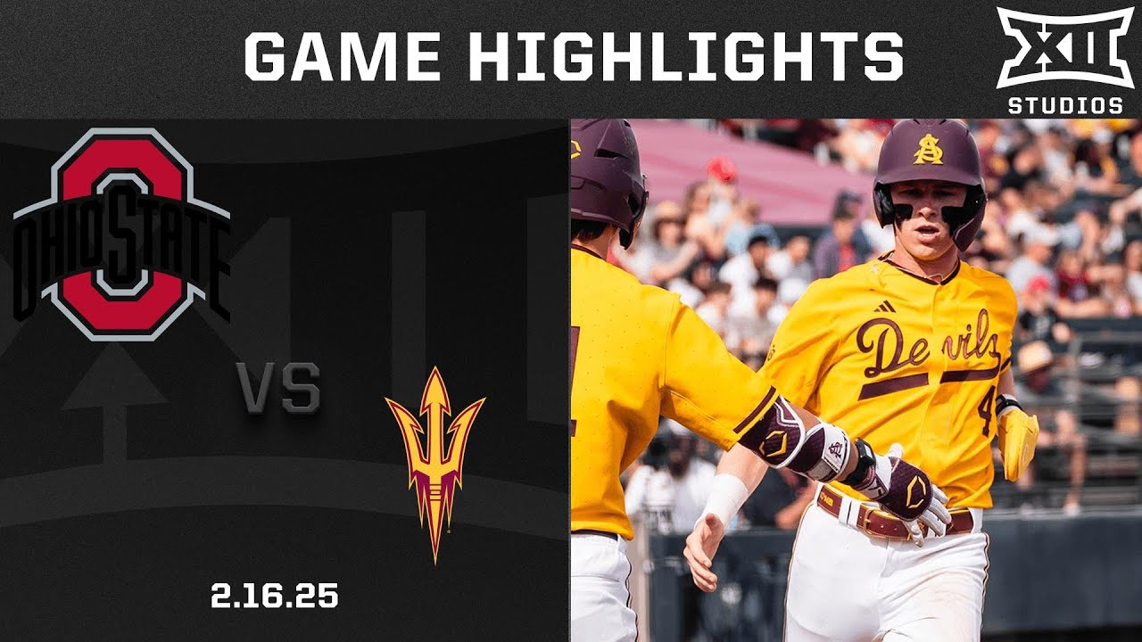Ohio State vs. Arizona State (2.16.25) Highlights | 2025 Big 12 ...