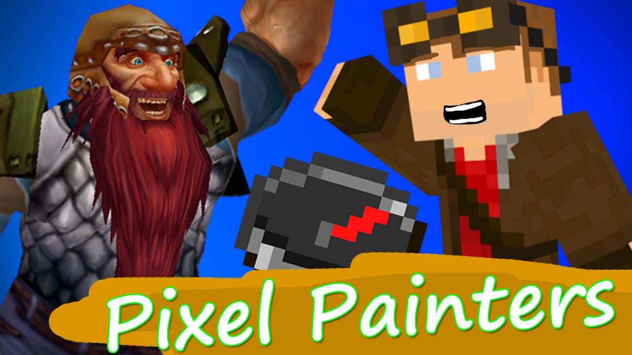 Dwarf, Compass - Minecraft Pixel Painters - YouTube