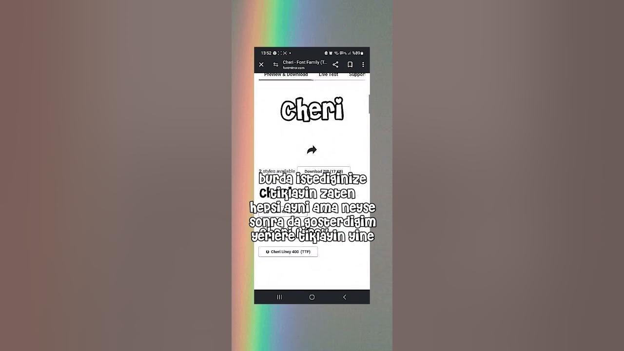 Cheri Yazı Tipi Nasıl Yapılır? | NillsFairy - YouTube