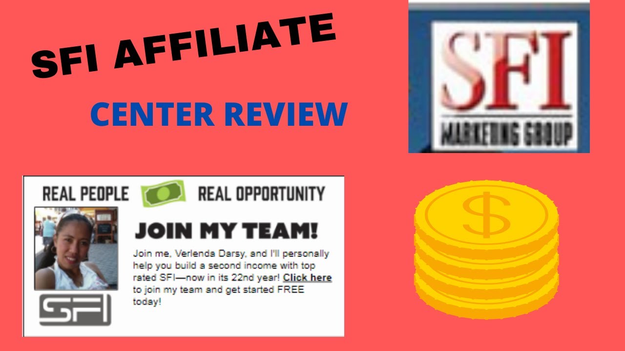 SFI AFFILIATE CENTER REVIEW | WATCH THIS FIRST - YouTube
