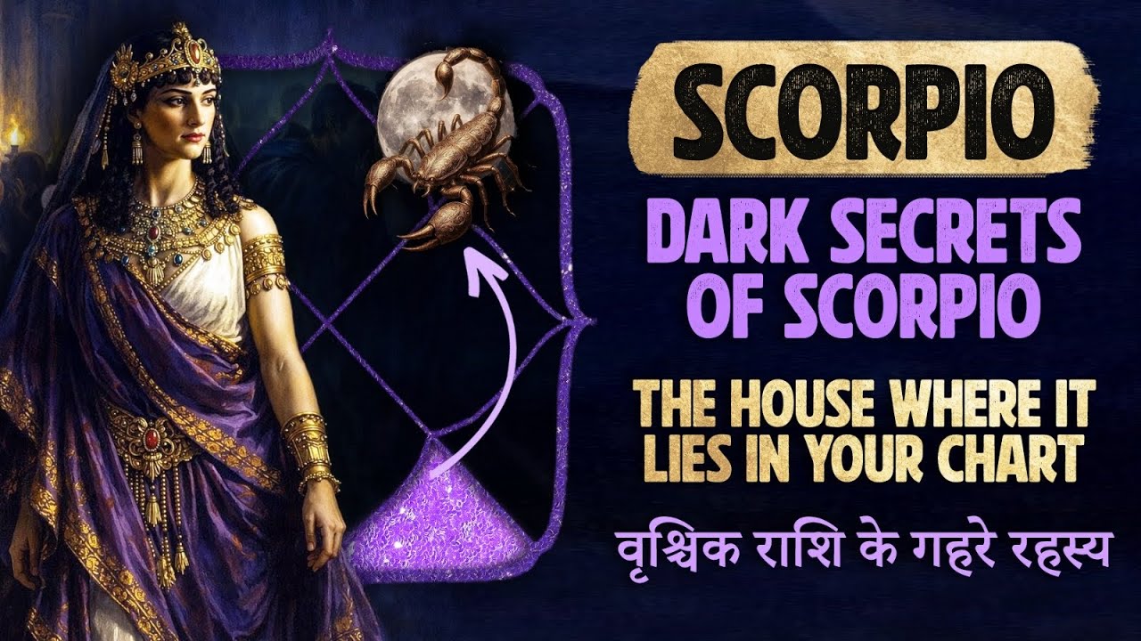 Dark secrets of Scorpio 🥀 and the house where it lies in your chart ...