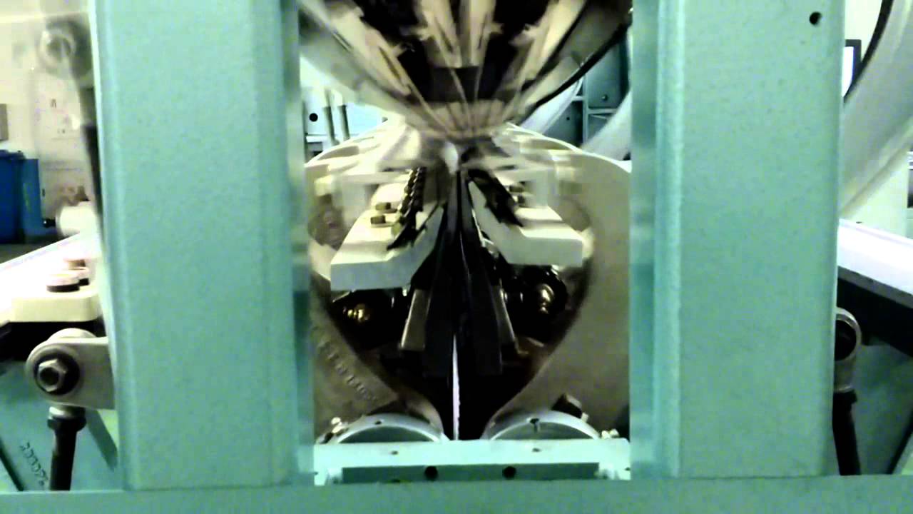 double needle knitting machine - YouTube