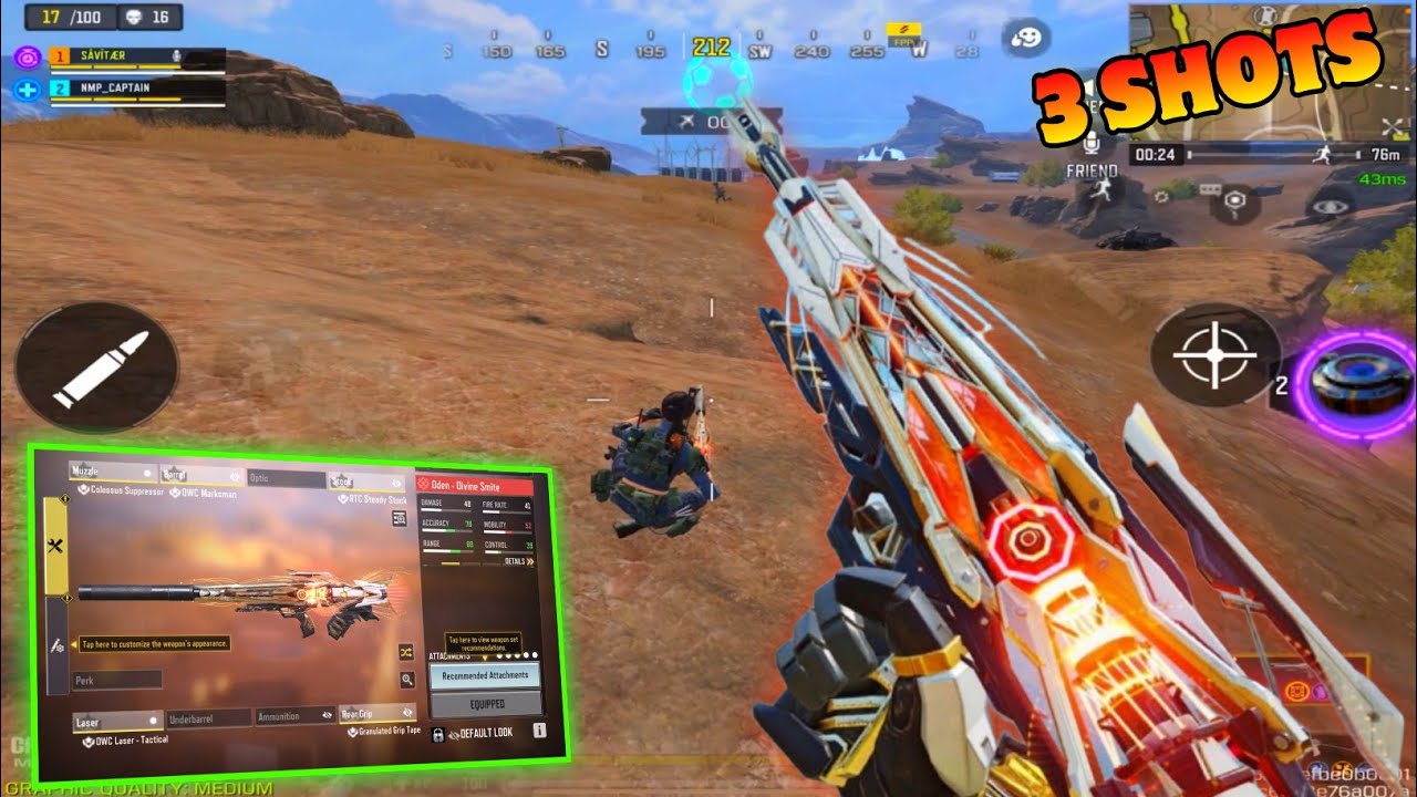 Unleash the Power of Mythic Oden: Highest Damage AR in Cod Mobile! BEST ...