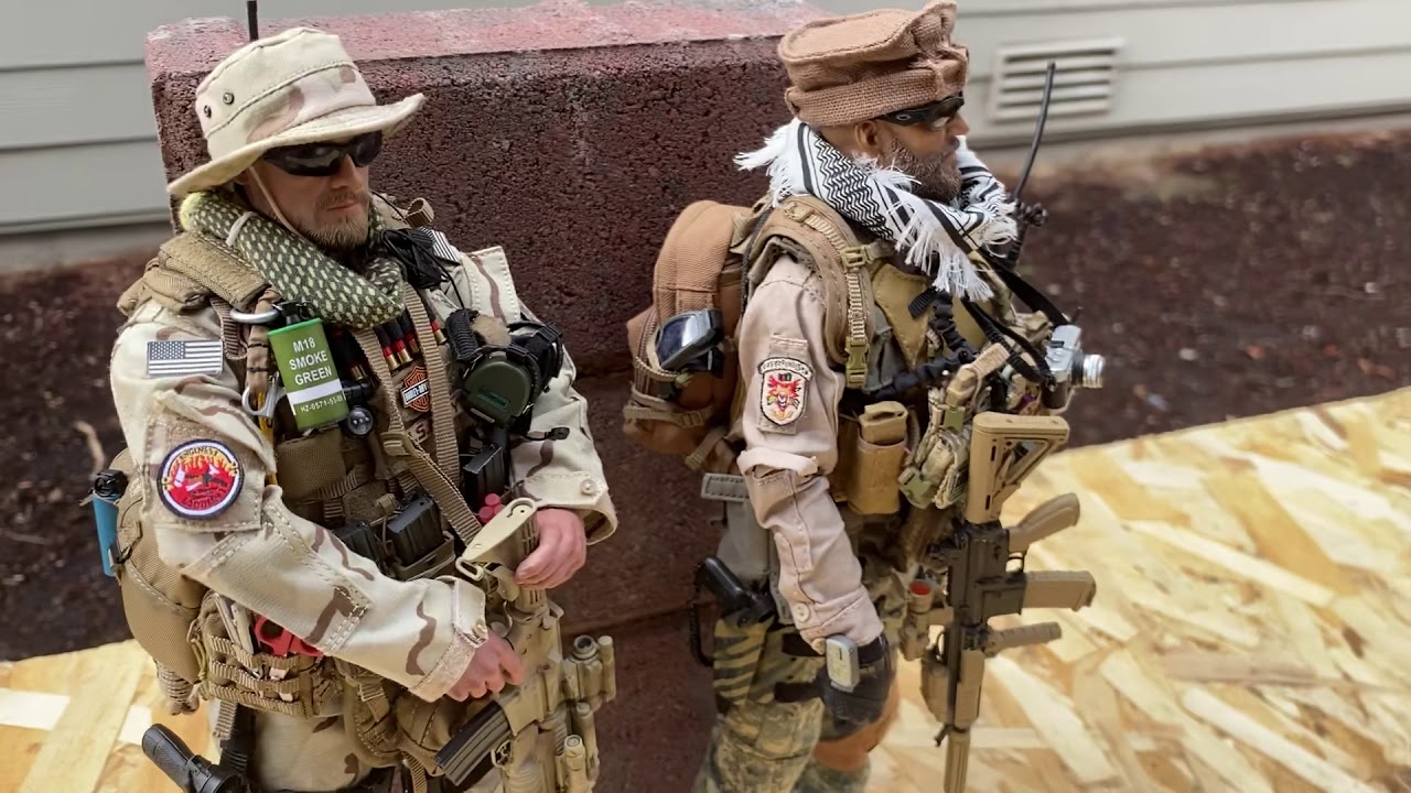 1/6 customized military figures kitbash - YouTube