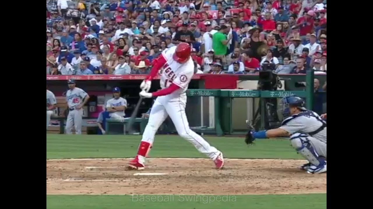 Shohei Ohtani Home Run Swing Slow Motion 2018-10(#7) - YouTube