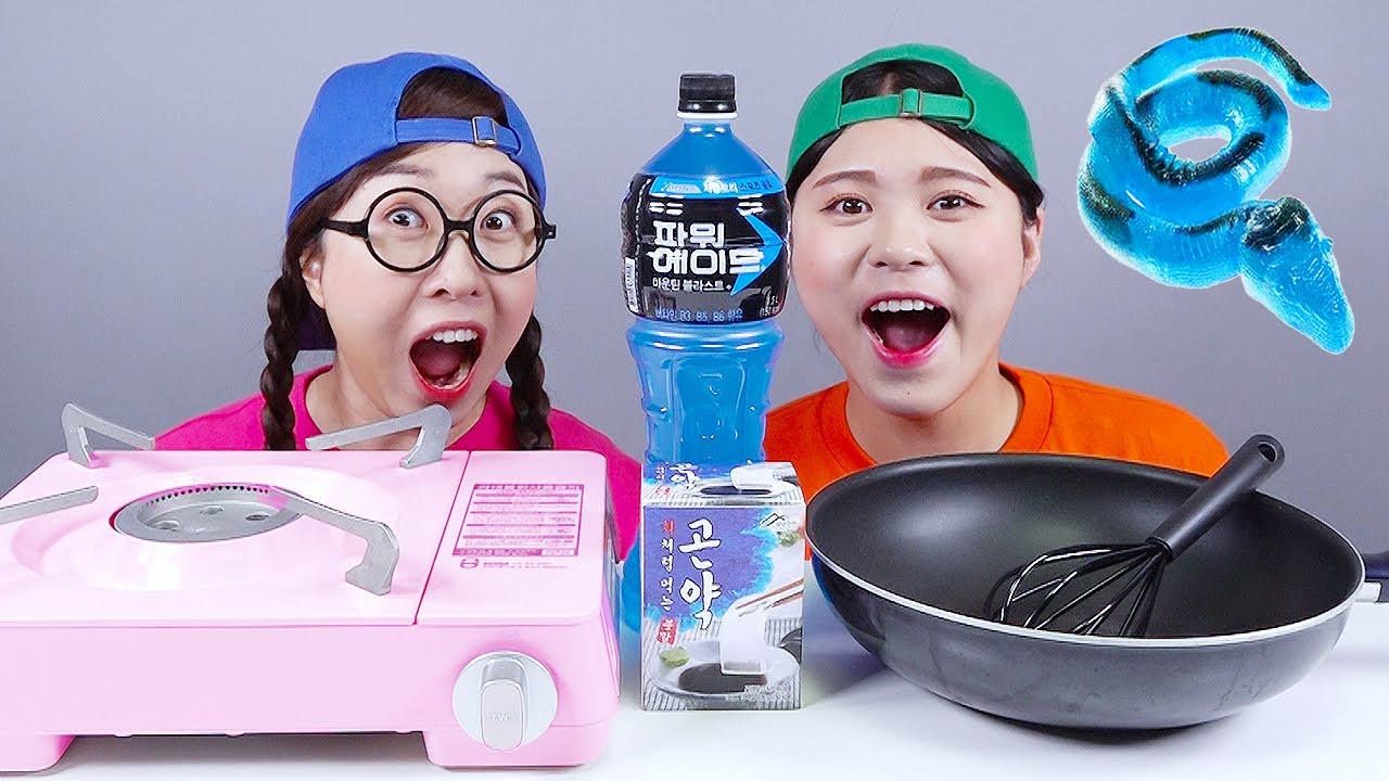 How To Make Giant Jelly Dona Mukbang Youtube