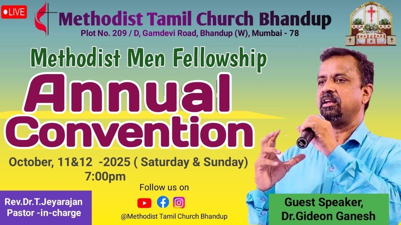 Methodist Men Convention 11th October 2025 - YouTube