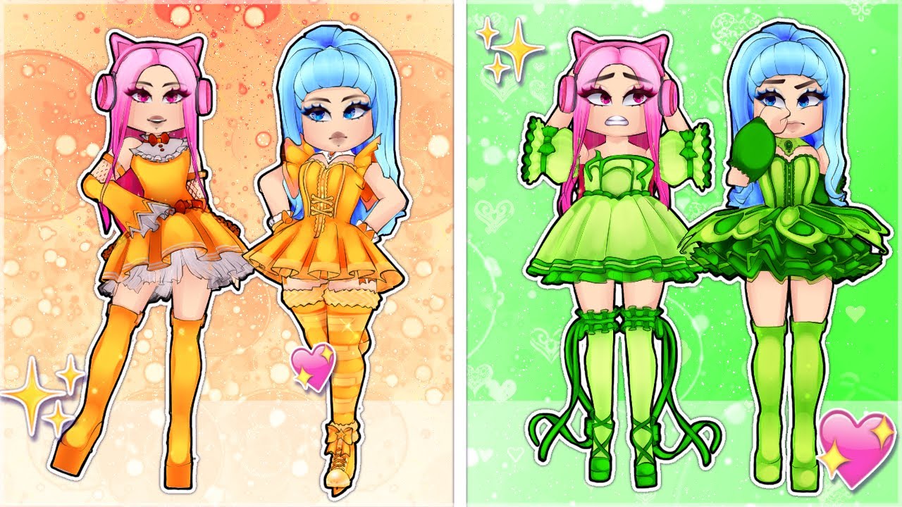 We Tried The ONE COLOR OUTFIT CHALLENGE In Royale High - YouTube