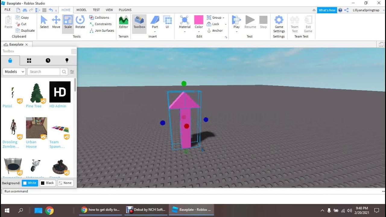 Roblox Tutroials: How to Create Model and Save Model to Roblox - YouTube