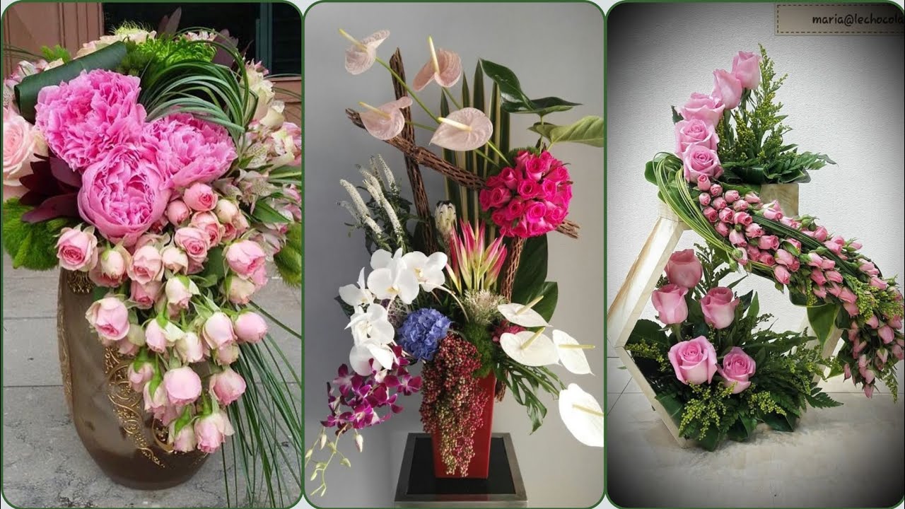 fresh flower decor ideas - YouTube