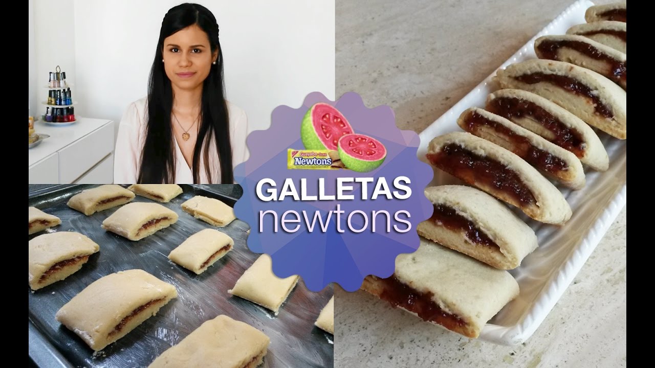Galletas Newtons de Guayaba | Galletas rellenas de mermelada - YouTube