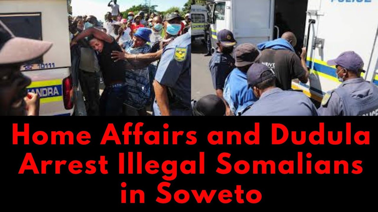 Home Affairs and Dudula arrest illegal Somalians in Phiri, Soweto ...
