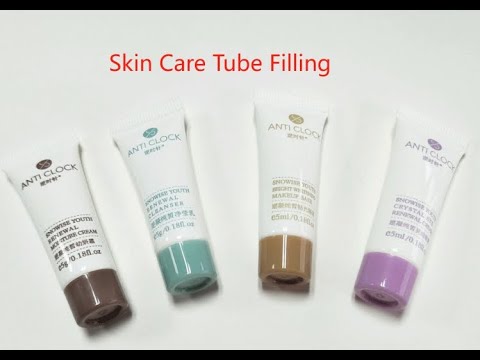 Skin care product sample filling machine, filling plugging and capping ...