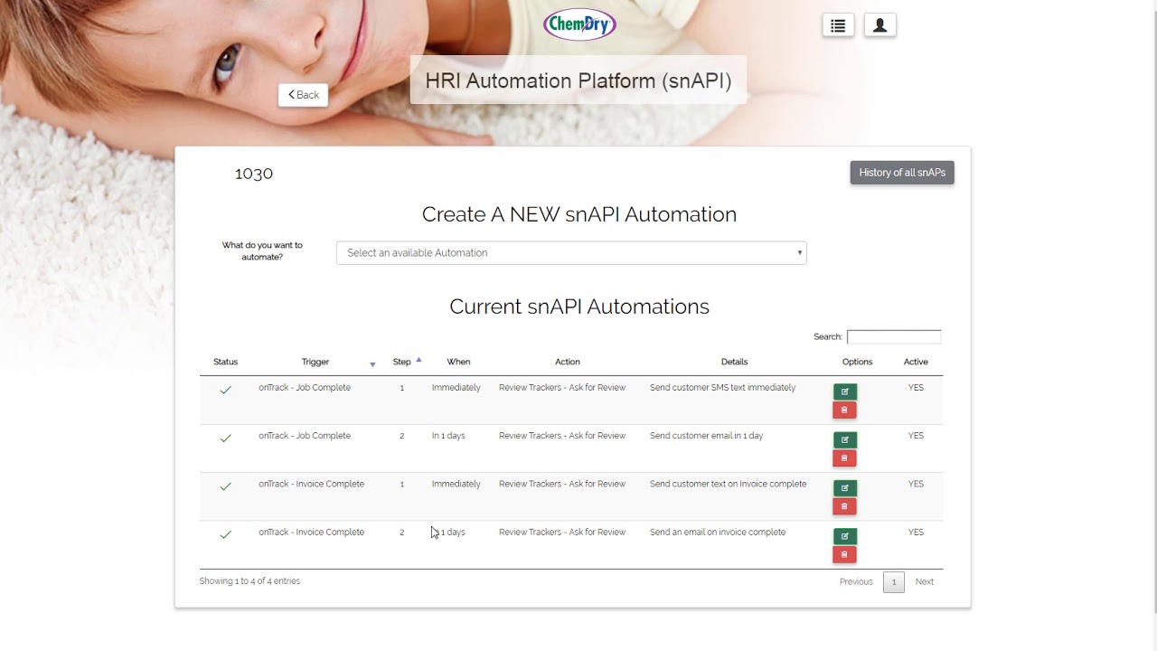 Understanding the snAPI Dashboard - Chem-Dry - YouTube