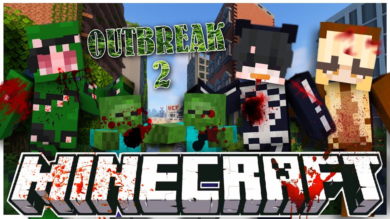 WE ARE IN A ZOMBIE APOCALYPSE | MINECRAFT OUTBREAK 2 MAP - YouTube