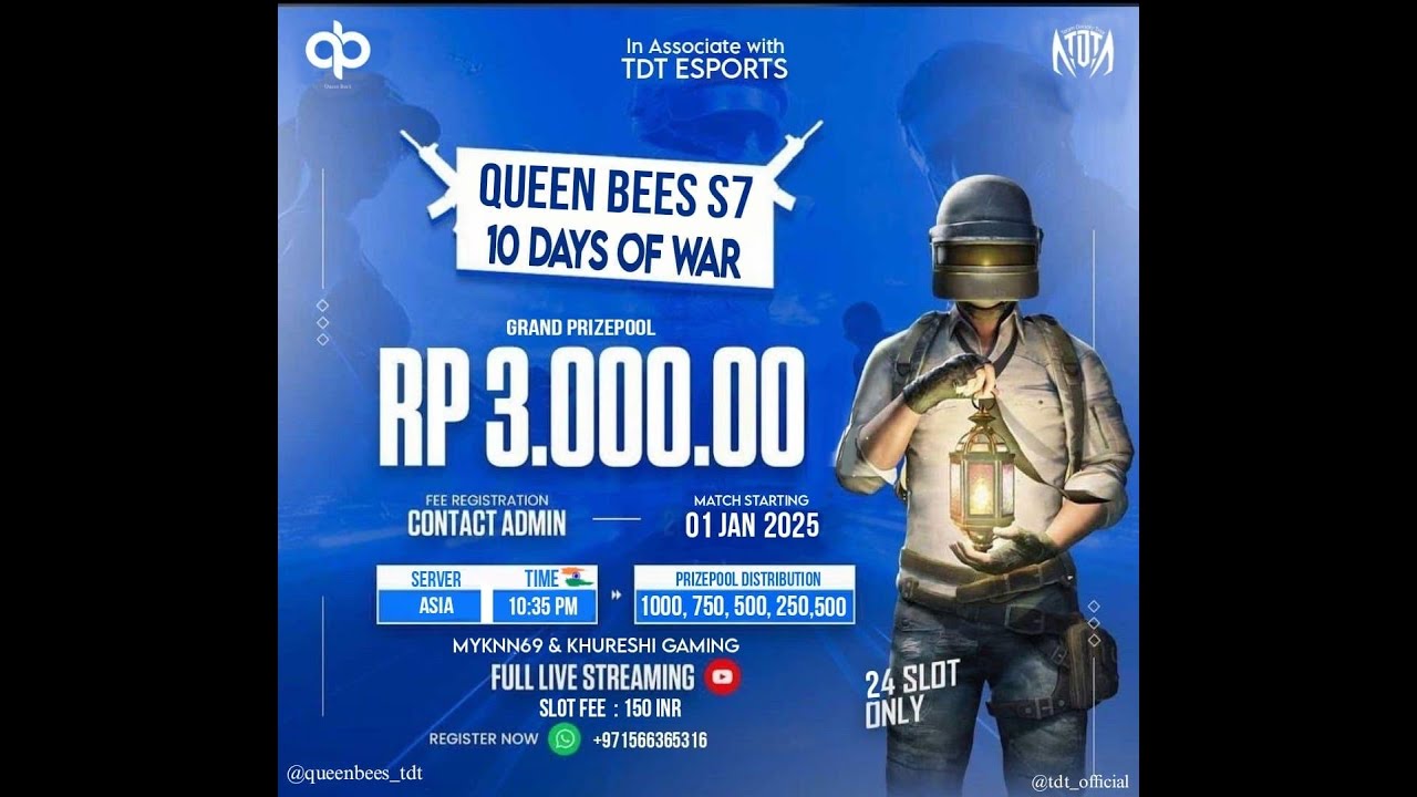 TDT PRESENTS |QB 10 DAYS OF WAR |SEASON 7 DAY 6| MYKNN IS LIVE - YouTube