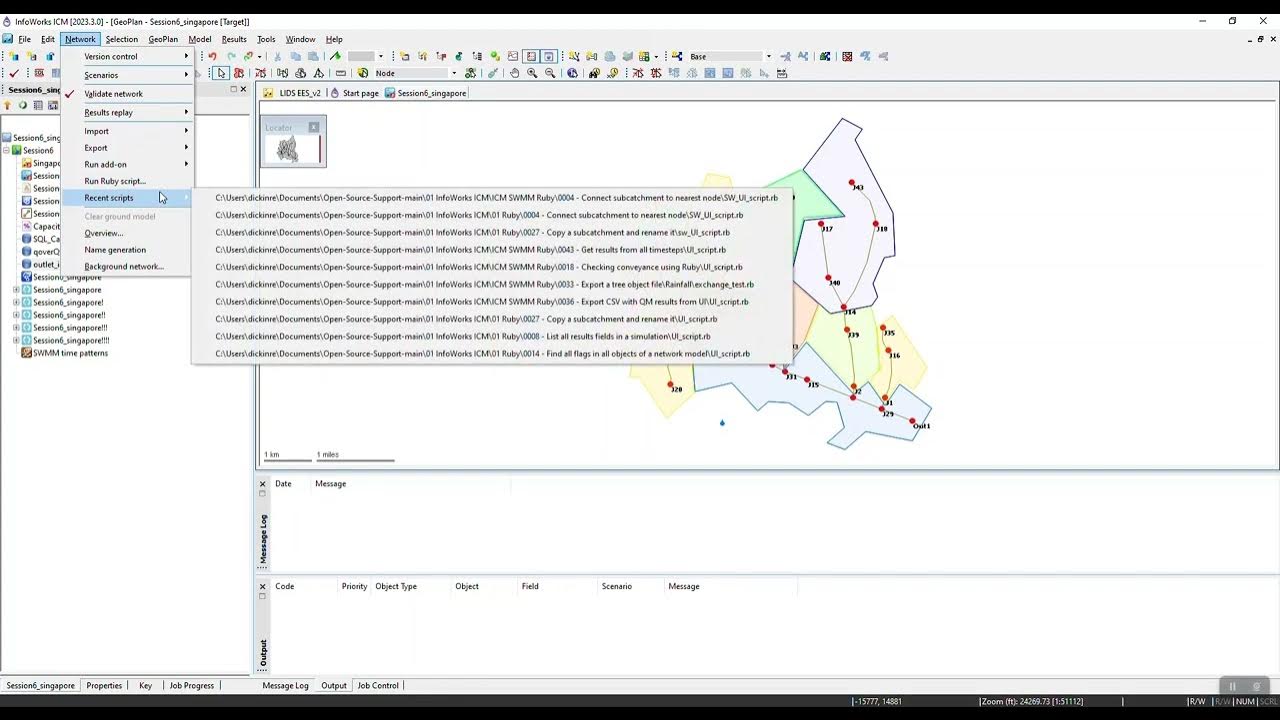 SQL and Ruby Scripting for ICM SWMM Networks - YouTube