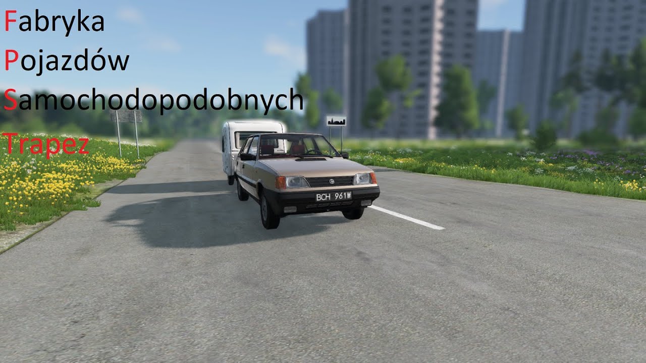 FSO Polonez (MR89-MR93) | FPS Trapez | BeamNG.drive - YouTube