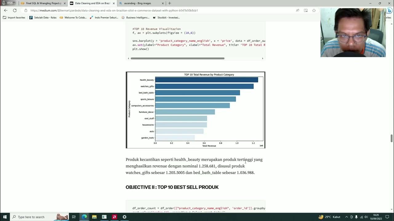 Data Wrangling & SQL Pacmann - Olist E-Commerce Dataset - YouTube