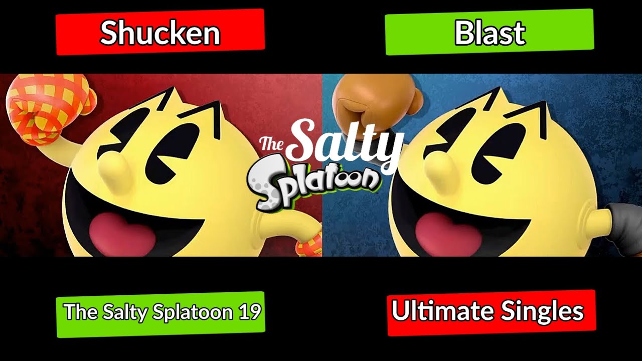 The Salty Splatoon 19 - Shucken (Pacman) vs Blast (Pacman) | Smash ...
