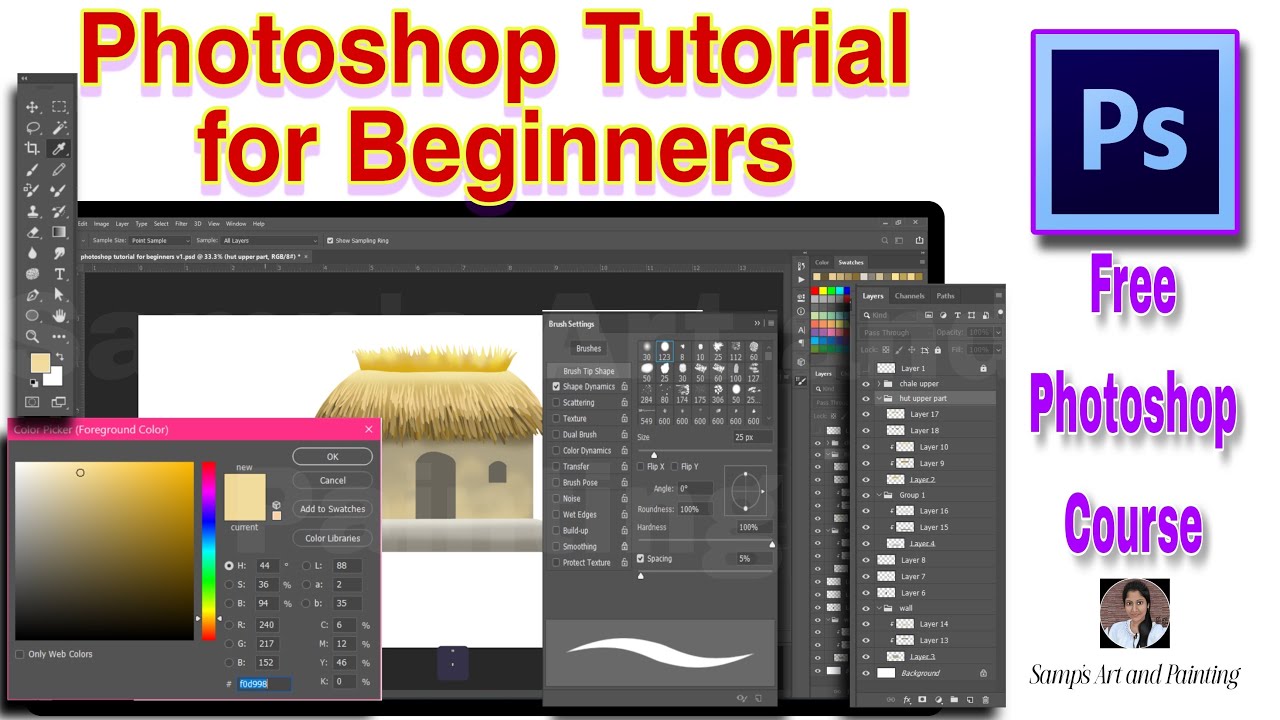 Learn Photoshop In 10 minutes / Quick Photoshop Tutorial For Beginners ...