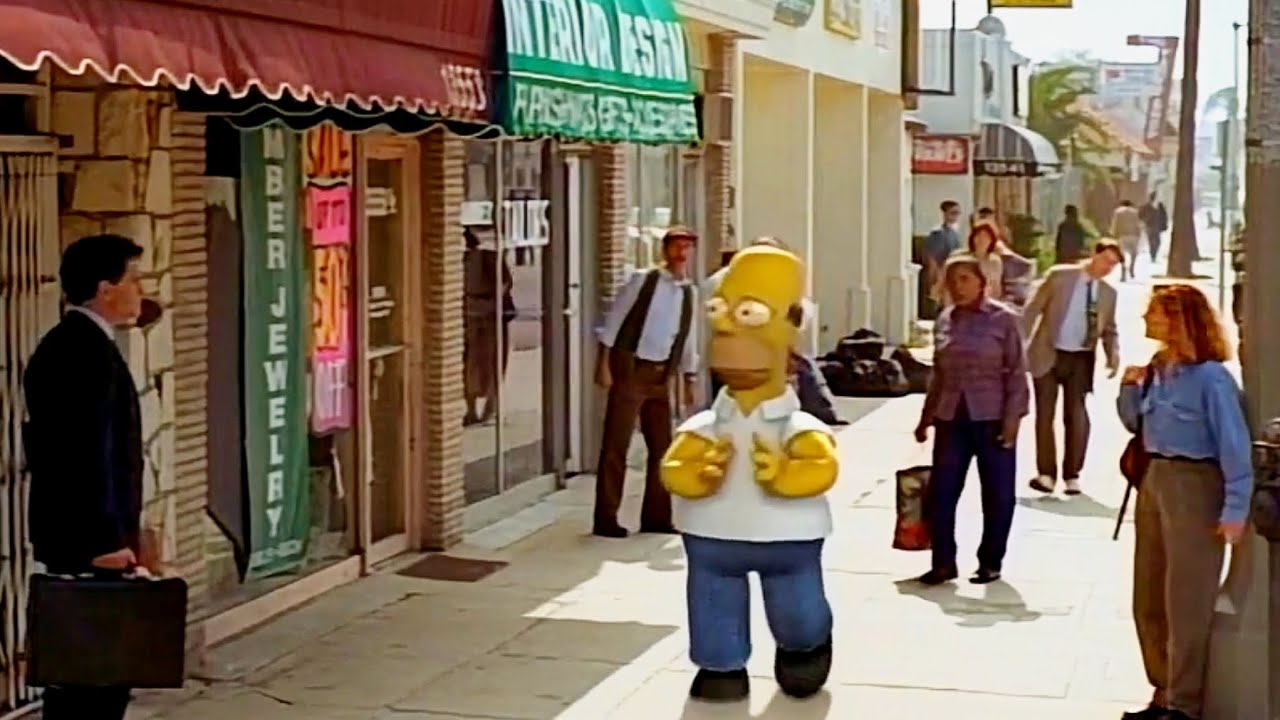 Homero viaja al mundo real CAPÍTULO COMPLETO | Los Simpson - YouTube