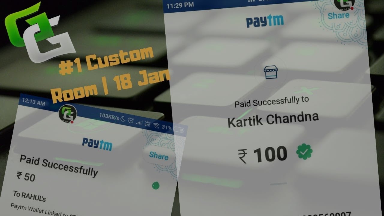 #1 Custom Match - Pubg Mobile - Paytm Winner - Live Stream - Godzilla ...