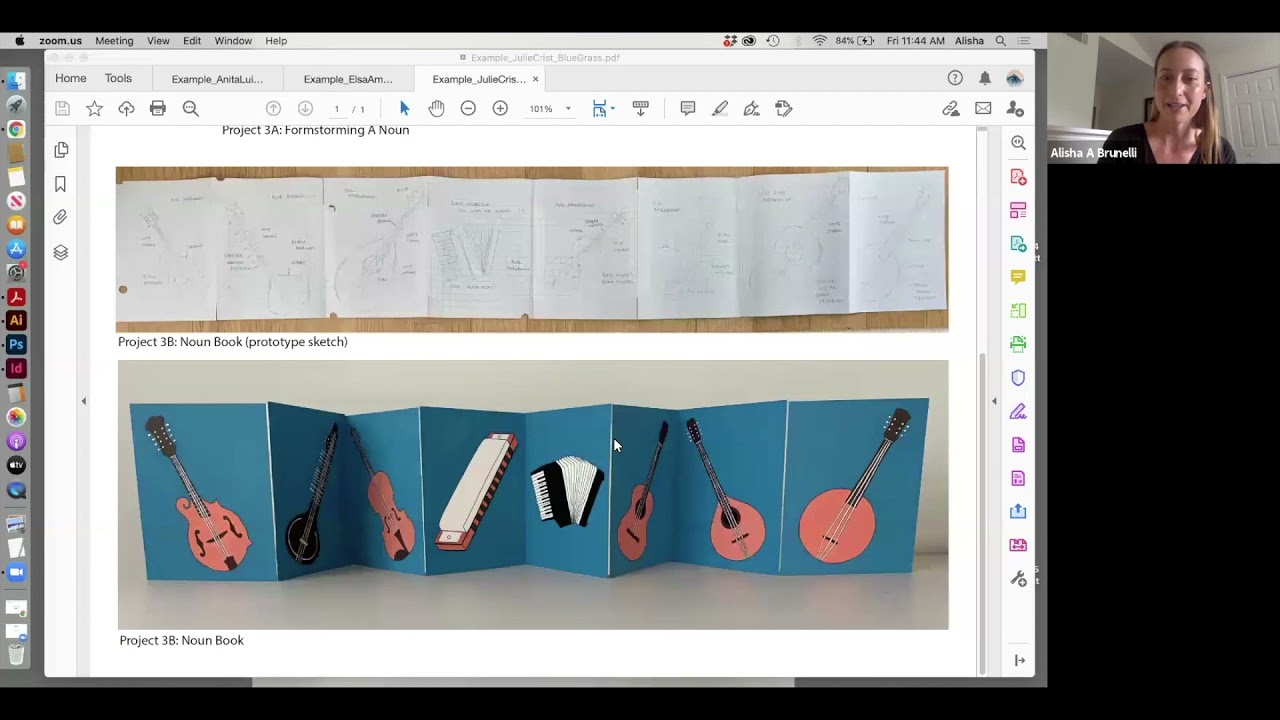 Foundational 2D Graphic Design projects with Alisha Brunelli