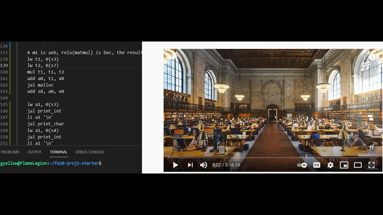 Classify Function Finished Risc V Project 2 Cs61c Uc Berkeley Youtube