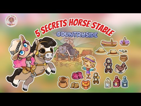5 Secrets Horse Stable at Country Side #avatarworld #rahasia #kandangkuda