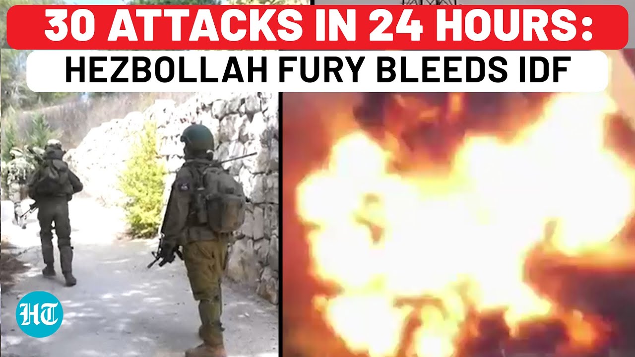 Hezbollah Targets Israeli Forces With Rockets & IEDs; Merkava Tank ...