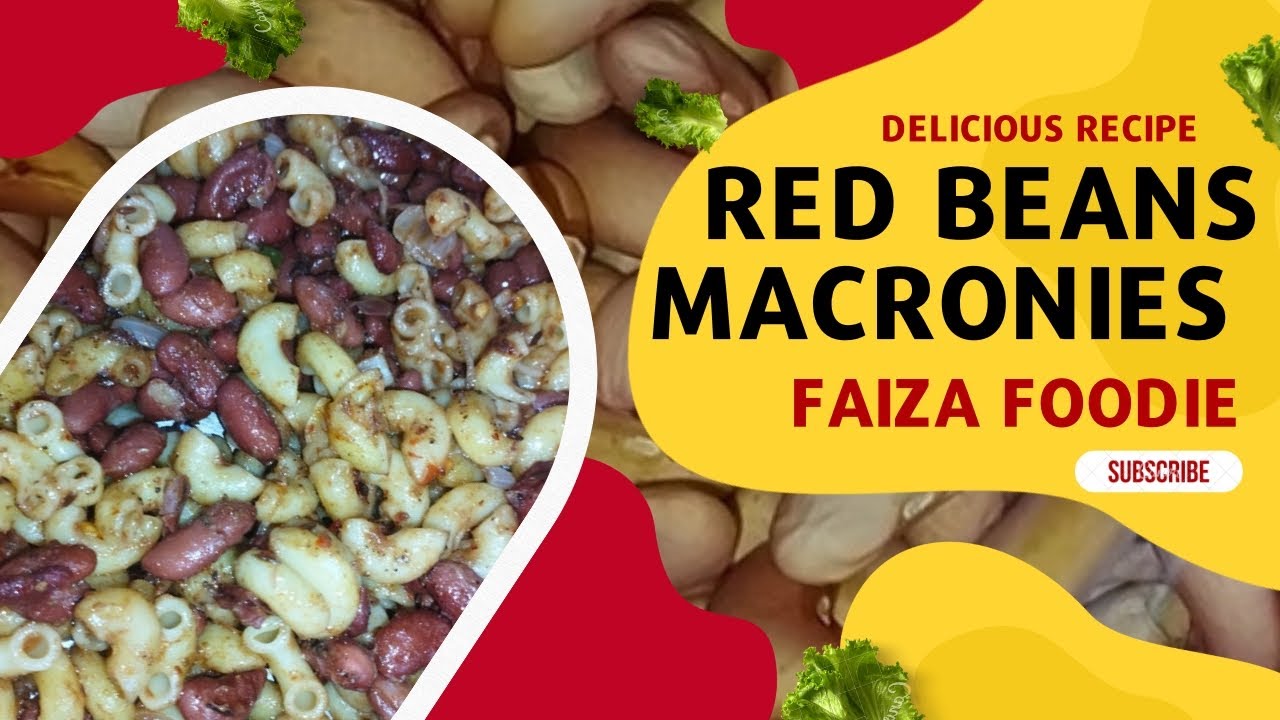 Red beans Macronies recipe | Lal lobia Macronies | rajma macronies ...