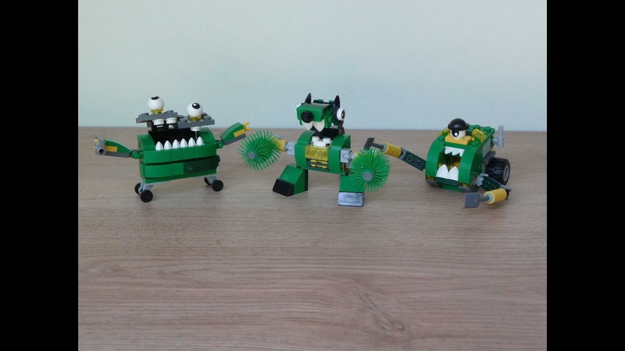 LEGO MIXELS SERIES 9 TRASHOZ Gobbol Sweepz Compax Trashoz MAX - YouTube