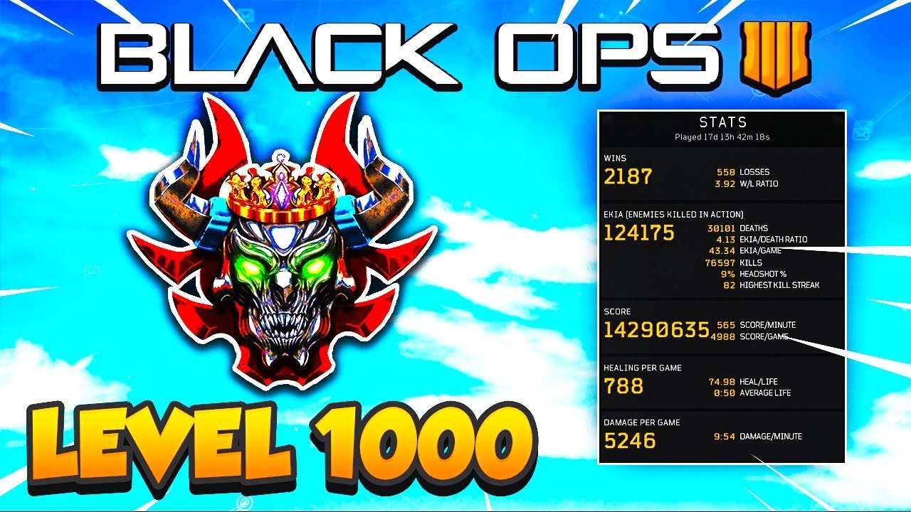 LEVEL 1000 STATS Video! Best Nuclear Classes, Leaderboards and more! 4. ...
