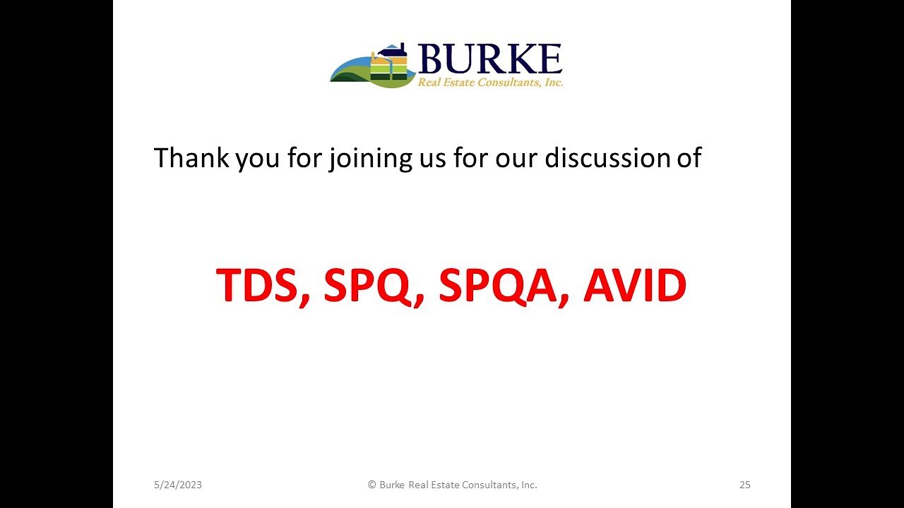 TDS, SPQ, SPQA, AVID - YouTube