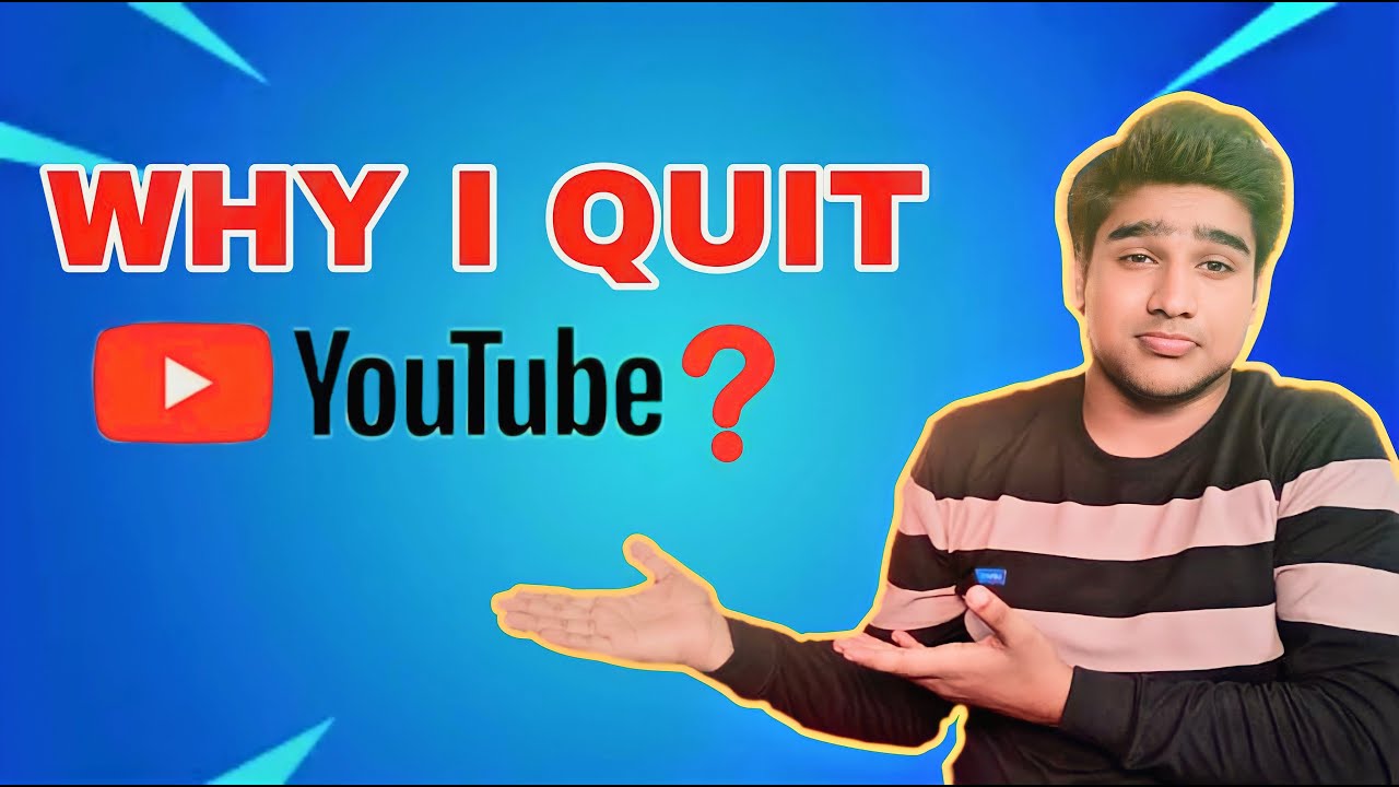 Why I Quit YouTube? 😓 #youtube - YouTube
