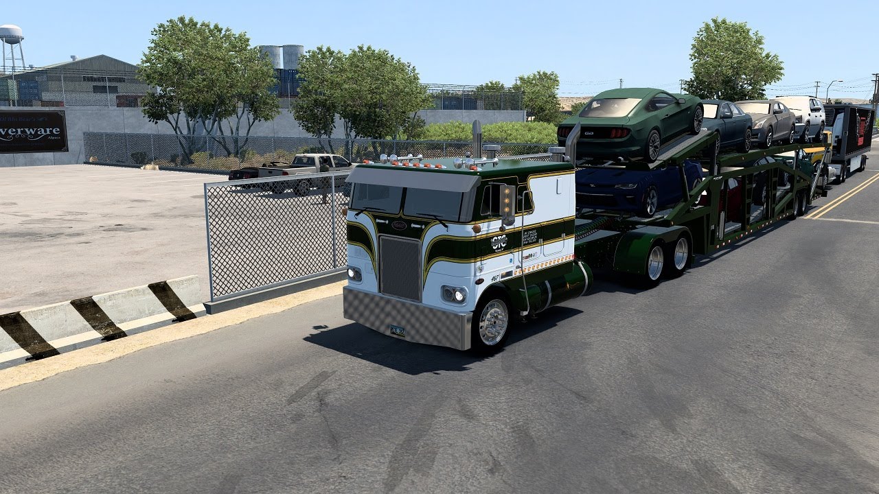 ATS Sammons Trucking KSW 352 and Car Carrier from Santa Maria to ...