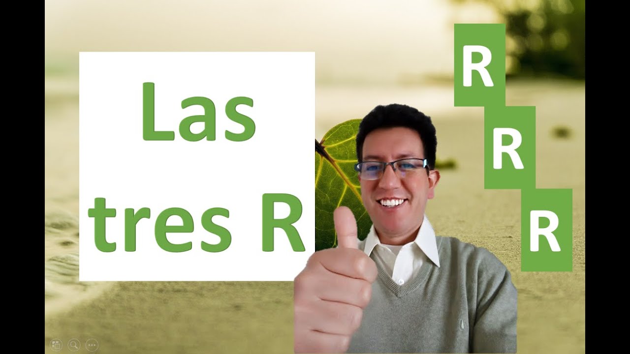Las tres R. Reduce, reutiliza y recicla. - YouTube