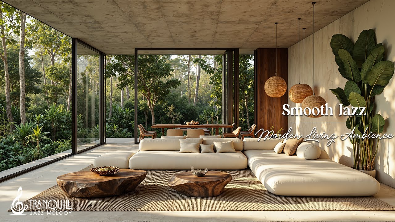 Modern Living Jazz | Smooth Jazz Music for Minimalist Homes & Peaceful ...