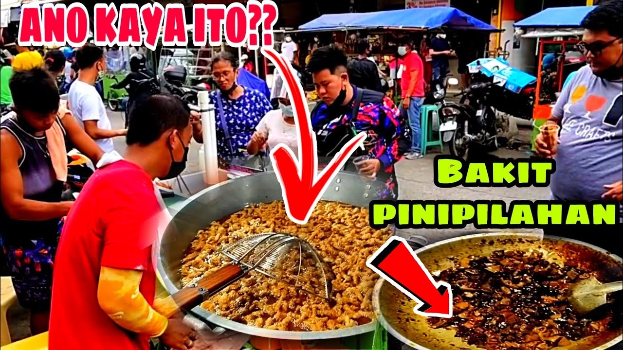 Street Foods at Daet Night Market chicken proven beef bopis fried isaw ...