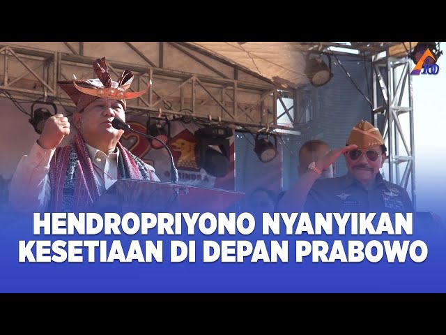 Ditantang Prabowo Subianto Bernyanyi Hendropriyono Menyanyikan Lagu