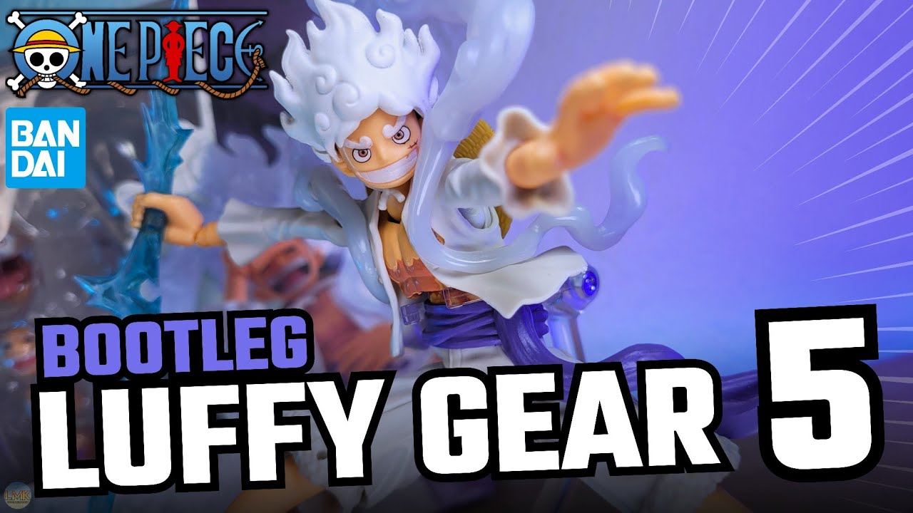 LUFFY GEAR 5 Sh Figuarts Bootleg One Piece Review BR - YouTube