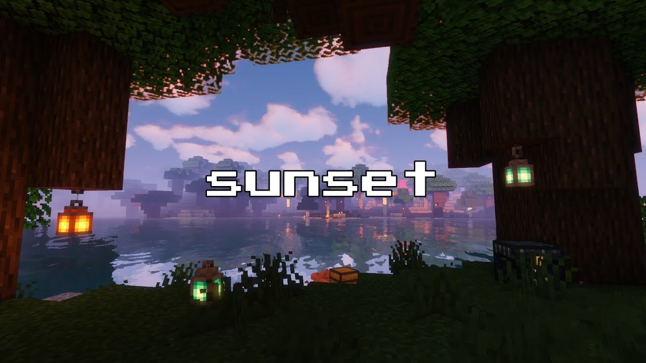 take a deep breath and calm your mind...(minecraft music + soft rain ...