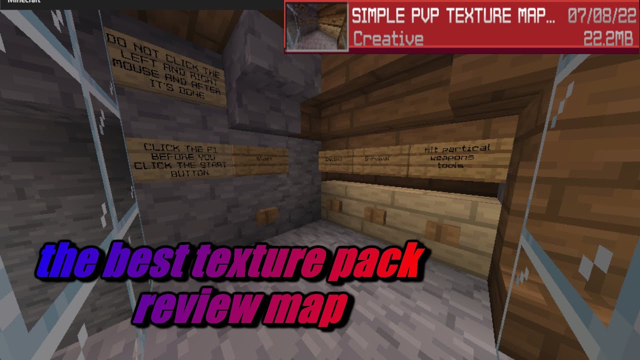 Best Minecraft Texture Packs: 1.19 (Texture Pack Review Map). - YouTube