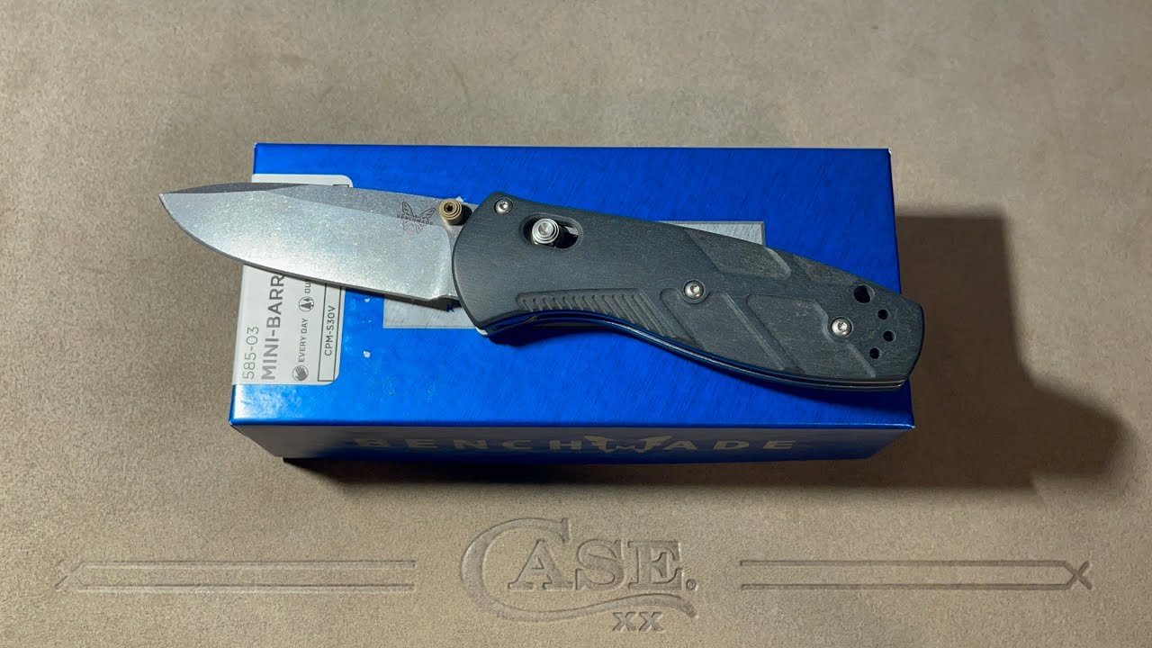 Benchmade Blue Canyon Mini Barrage Assisted Opening - YouTube